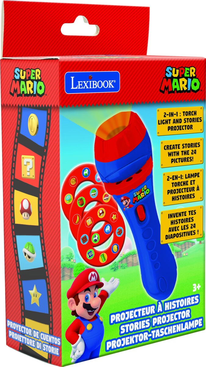 Lexibook - Super Mario - Stories Projektor Og Lommelygte Til Børn | Se ...