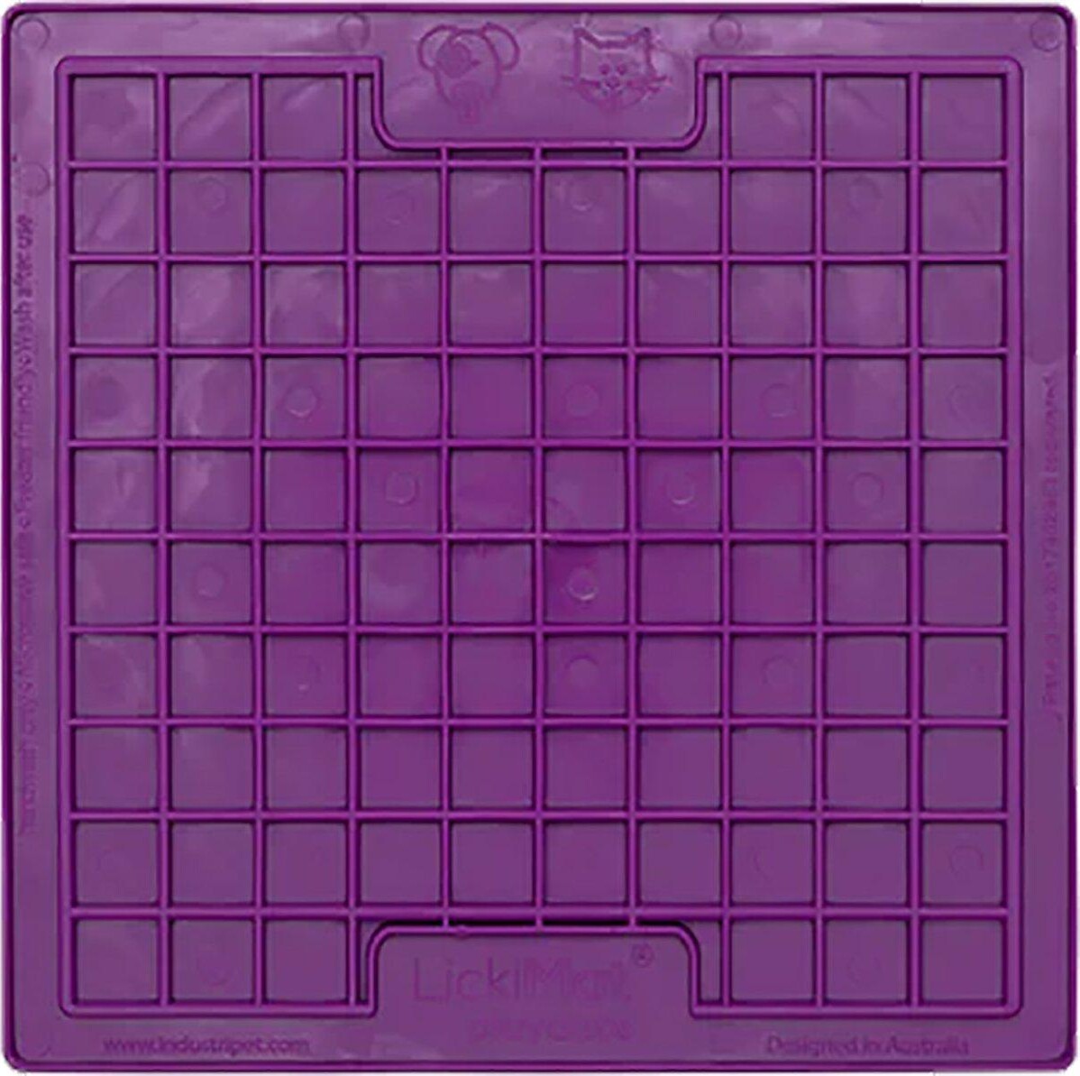 Køb Licki Mat - Slikkemåtte - Playdate Purple 20x20cm fra Lickimat ...
