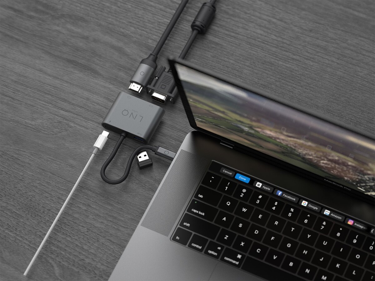 Linq - Usb-c Multi Hub - 4 Porte | Se tilbud og køb på Gucca.dk