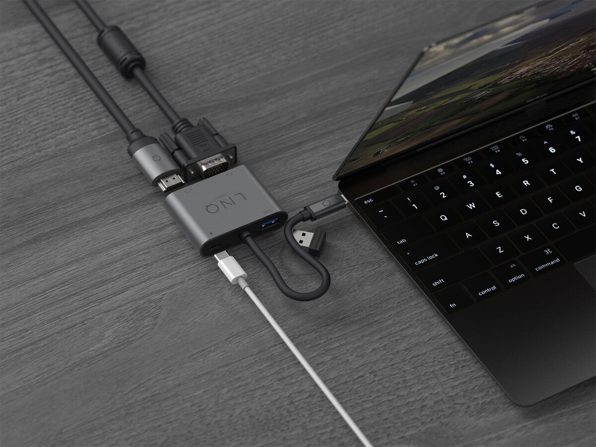 Linq - Usb-c Multi Hub - 4 Porte | Se tilbud og køb på Gucca.dk