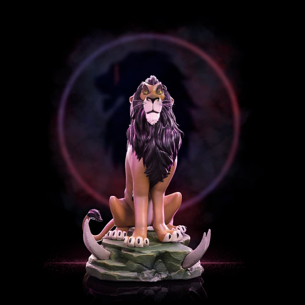 Lion King - Scar Statue Art Scale 1/10 | Se tilbud og køb på Gucca.dk