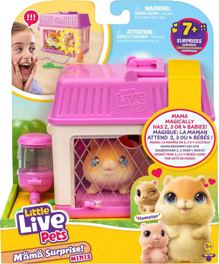 Little Live Pets - Mama Surprise Minis Hamster - 26626 | Se tilbud og køb på Gucca.dk