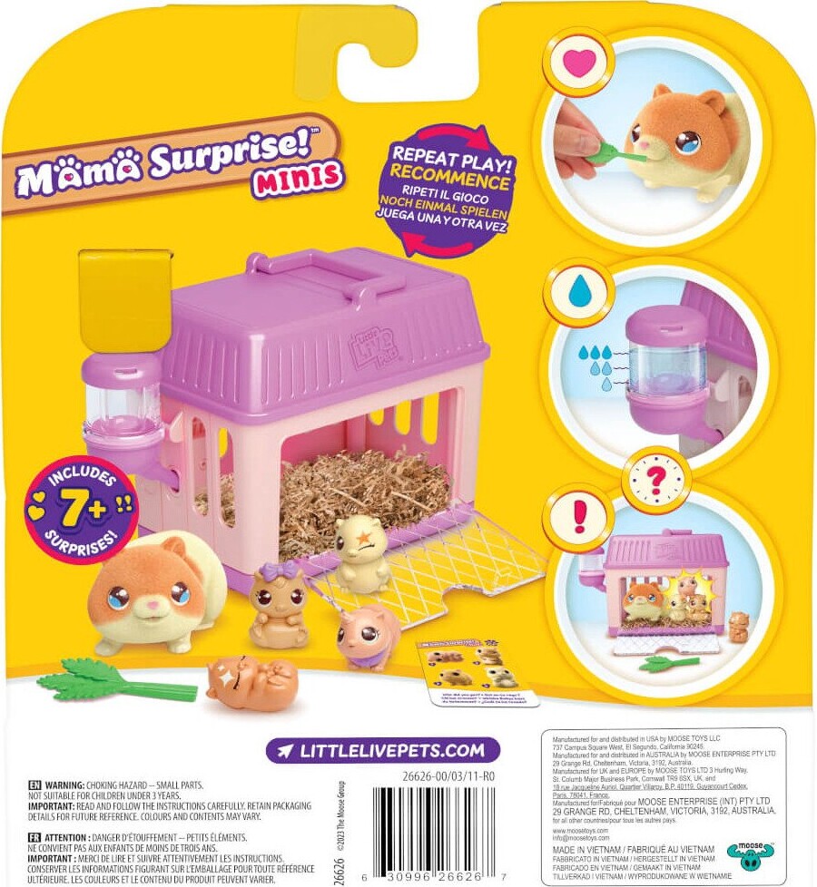 Little Live Pets - Mama Surprise Minis Hamster - 26626 | Se tilbud og køb på Gucca.dk