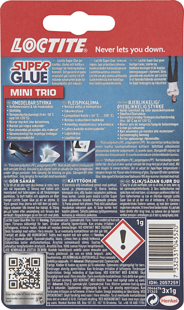 Køb Loctite Super Glue - 3 G - Gucca.dk