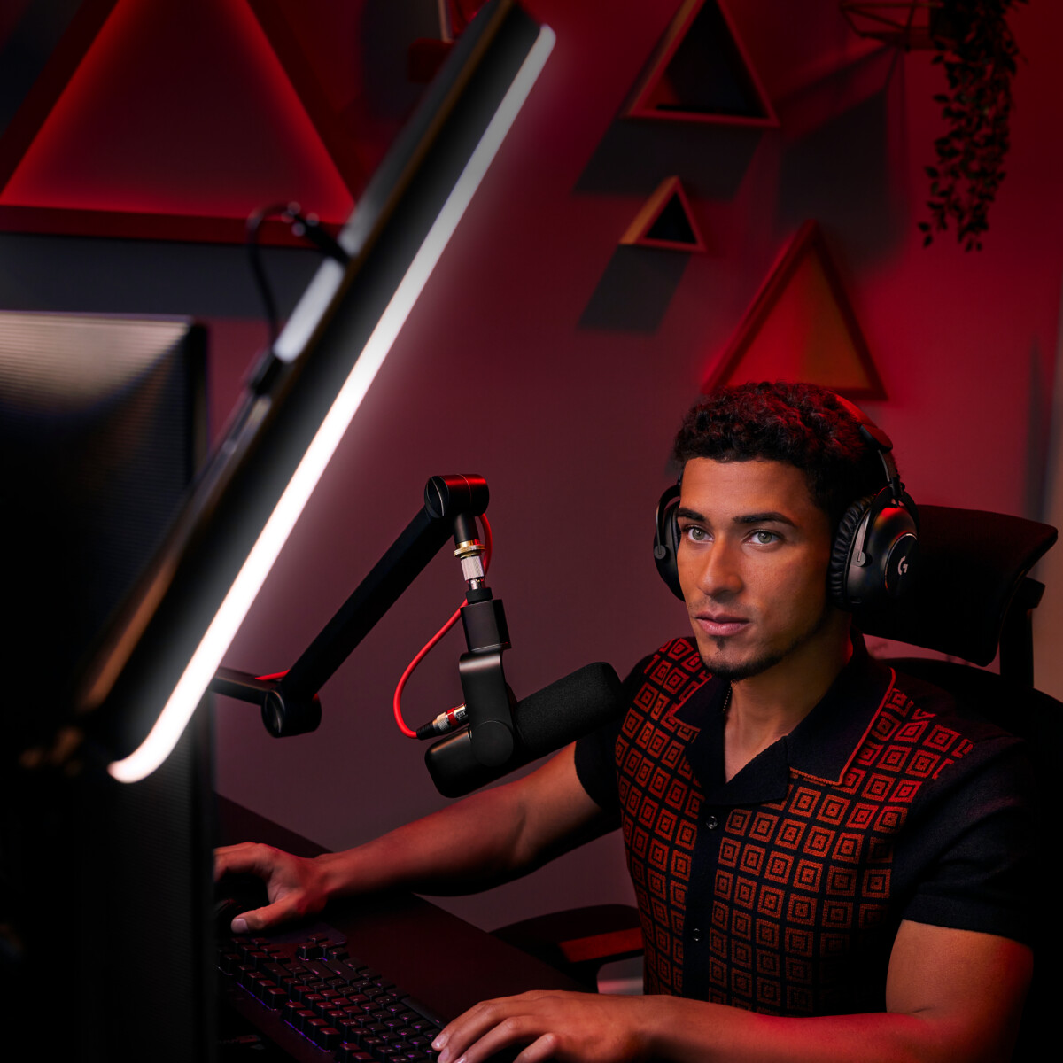 Køb Logitech G - Litra Beam Lx Dual-sided Rgb Streaming Key Light ...