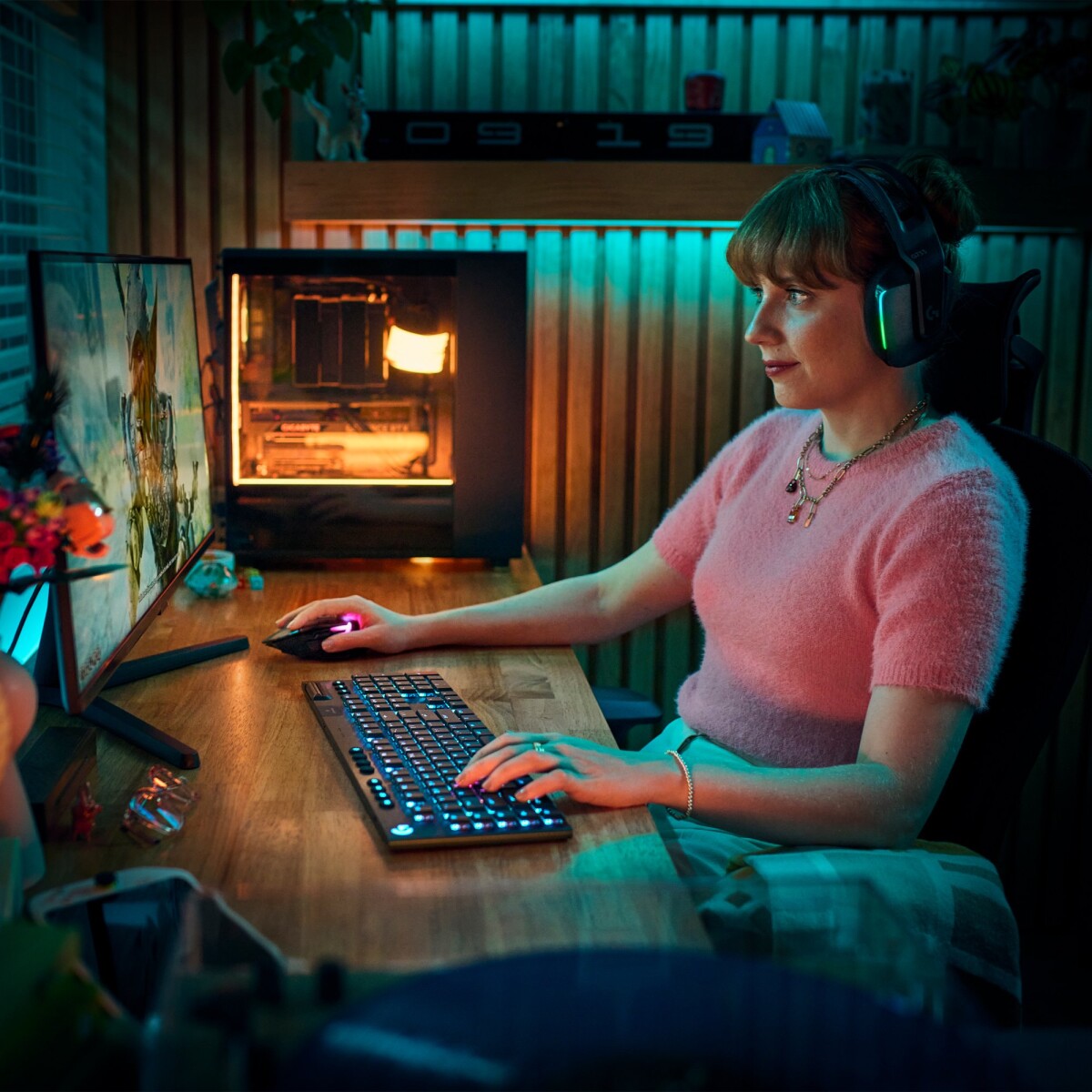 Logitech - G915 X Lightspeed Low-profile Wireless Gaming Keyboard | Se ...