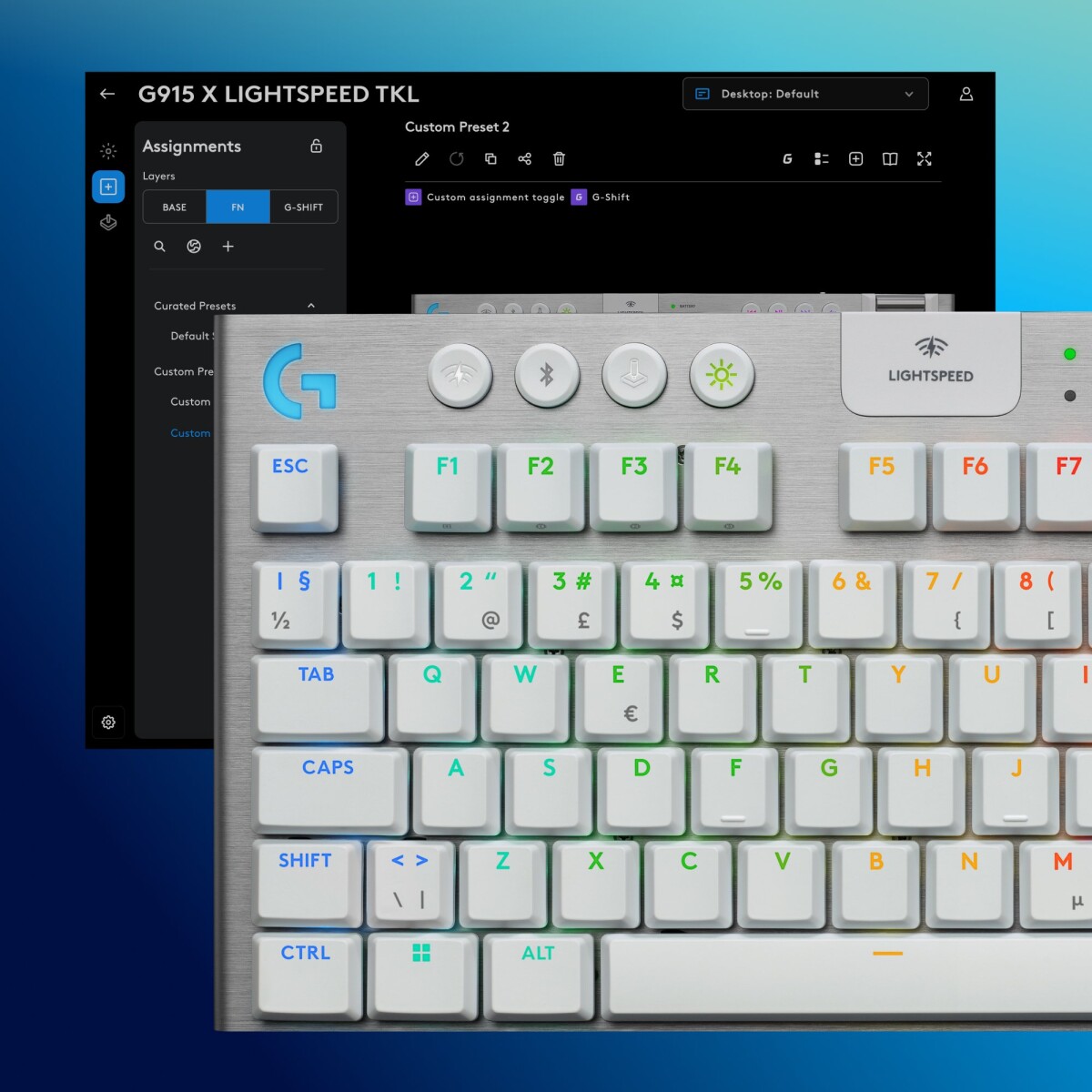 Køb Logitech - G915 X Lightspeed Tkl Low-profile Wireless Gaming ...