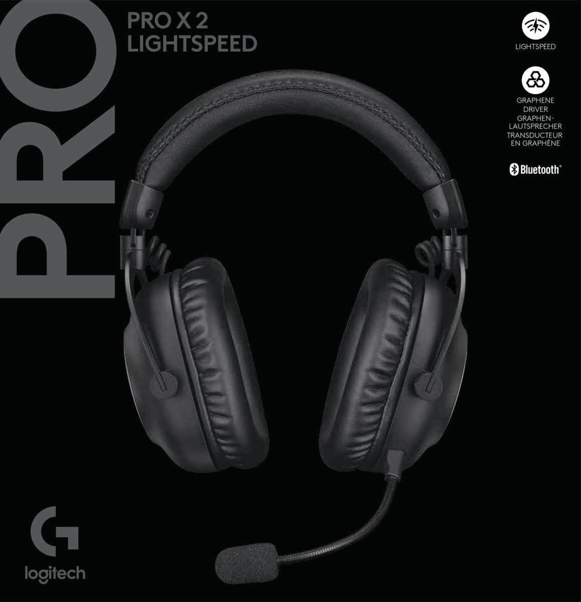 Køb Logitech - Pro X 2 Lightspeed Wireless Gaming Headset - Sort - Gucca.dk