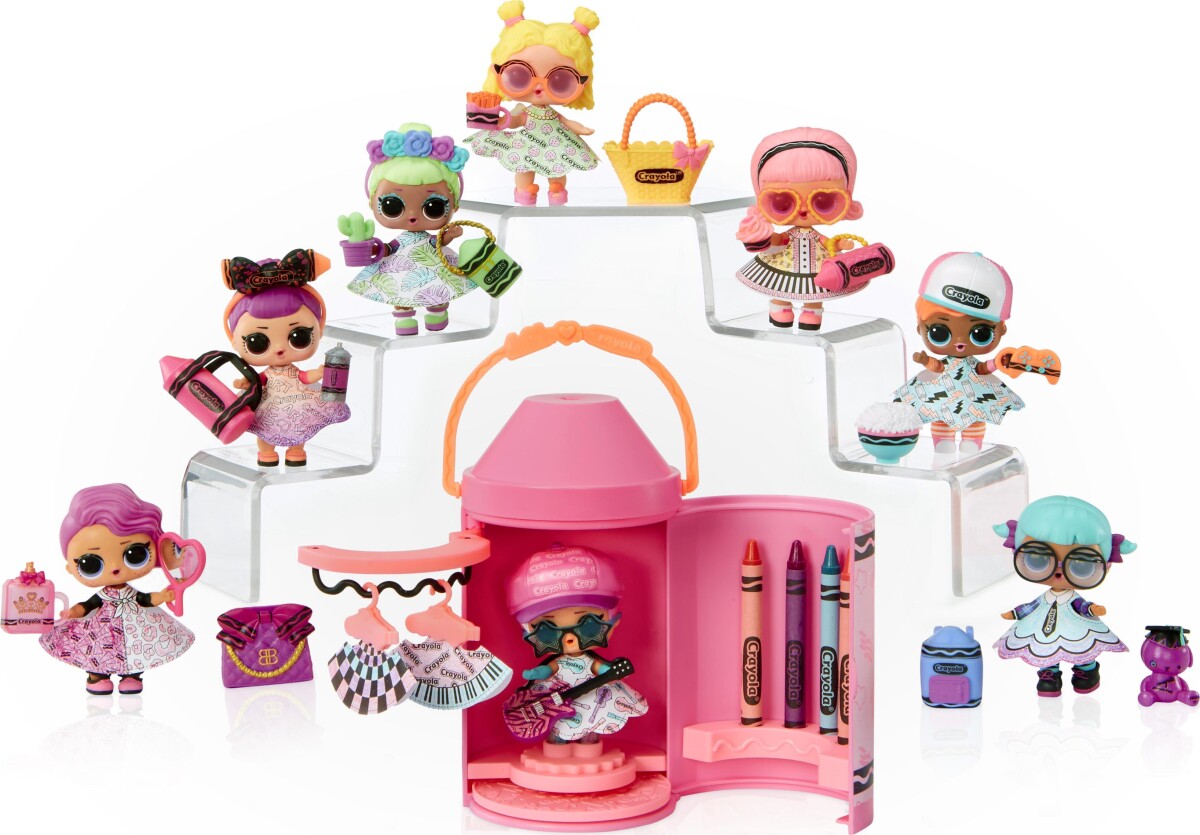 L.o.l. Surprise Dukke - Loves Crayola - Color Me Studio | Se tilbud og ...