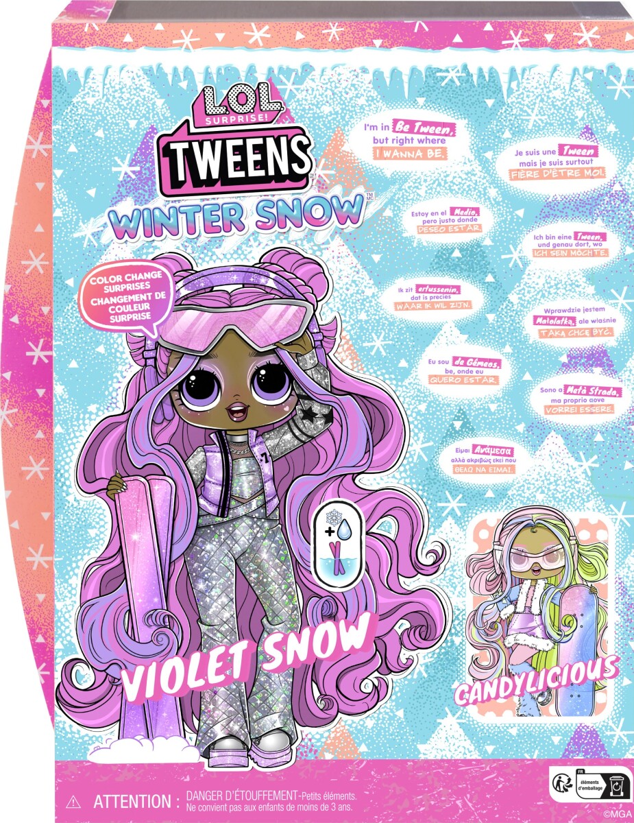 Lo.l. Surprise! - Tweens Winter Sne Dukke - Violet Snow | Se tilbud og ...