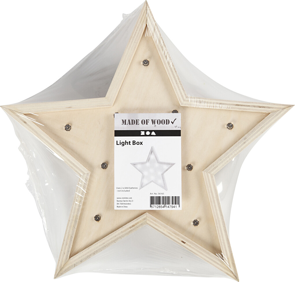 Køb Lysboks - H 26 Cm - D 3,5 Cm - 1 Stk fra Creativ Company - Gucca.dk