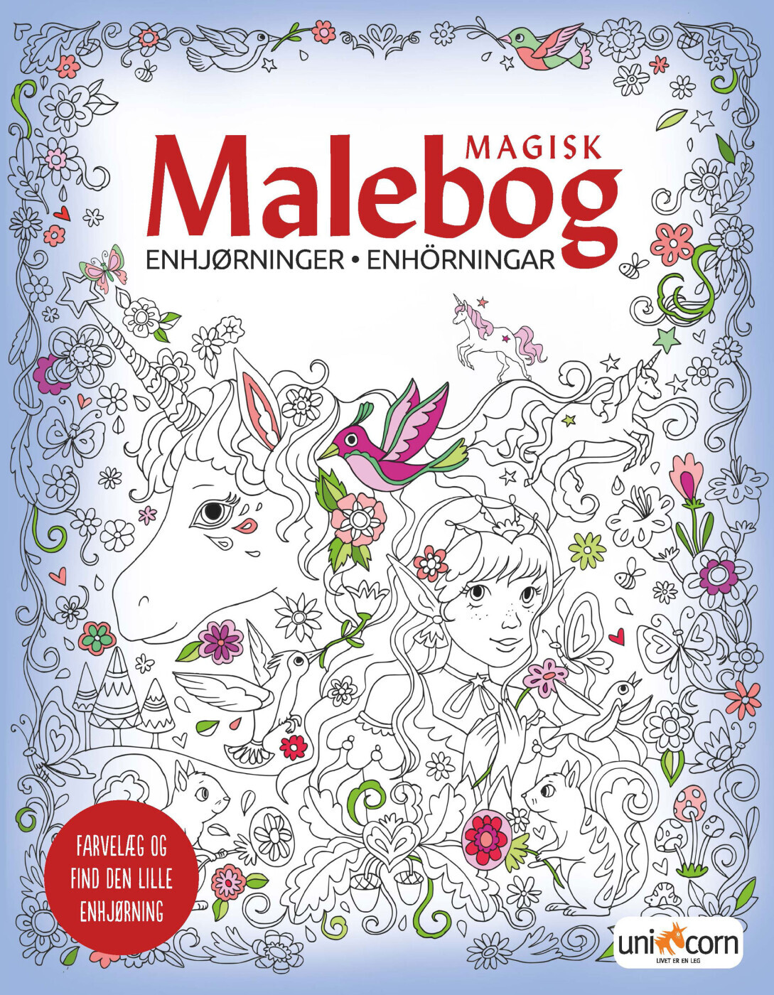 Køb Magisk Malebog - Enhjørninger - paperback - Gucca.dk