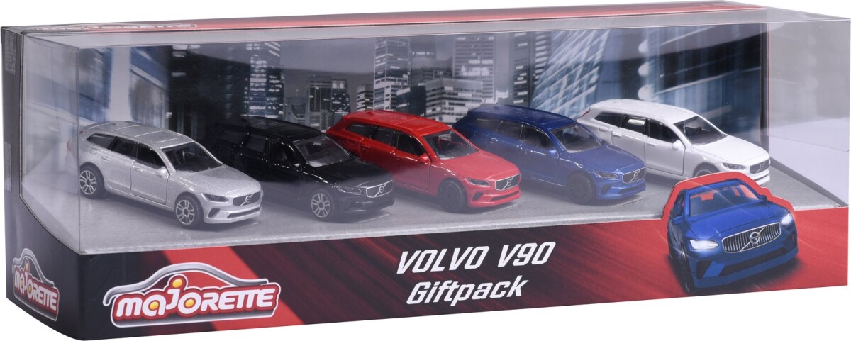 Køb Majorette - Volvo V90 Gaveæske - 5 Biler - Gucca.dk