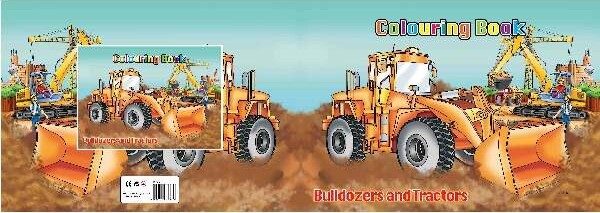 Malebog A4 Bulldozers & Tractors 16 Sider - - Gucca.dk