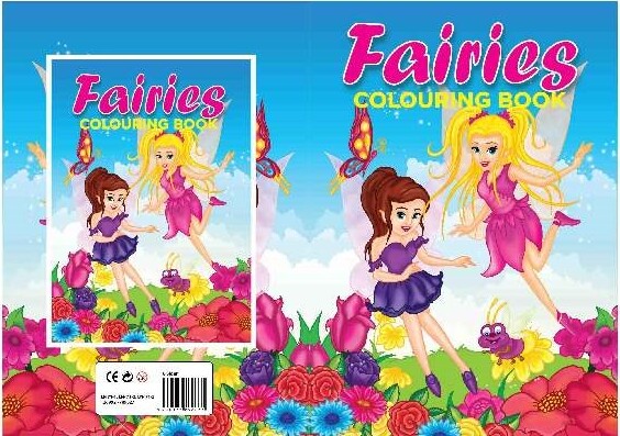 Malebog A4 Fairies 16 Sider - - Gucca.dk