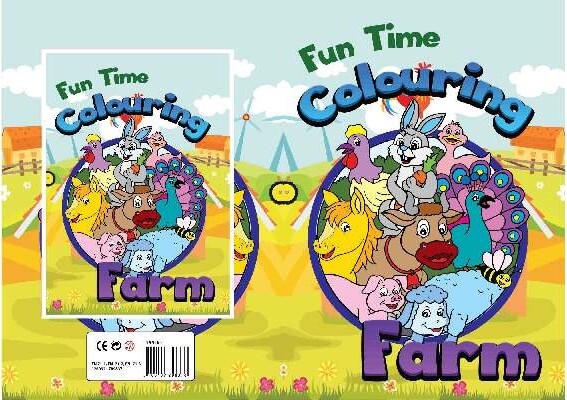 Malebog A4 Farm 16 Sider - - Gucca.dk