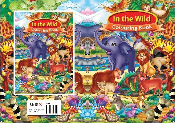 Malebog A4 In The Wild 16 Sider - - Gucca.dk
