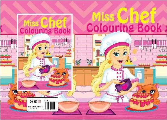 Malebog A4 Miss Chef 16 Sider - - Gucca.dk