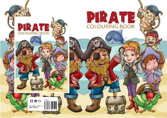 Malebog A4 Pirate 1 16 Sider - - Gucca.dk