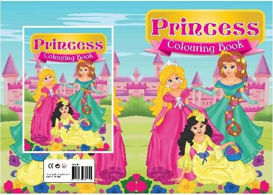 Malebog A4 Princess 2 16 Sider - - Gucca.dk