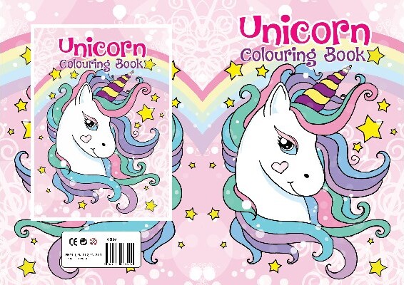 Malebog A4 Unicorn.2 16 Sider - - Gucca.dk