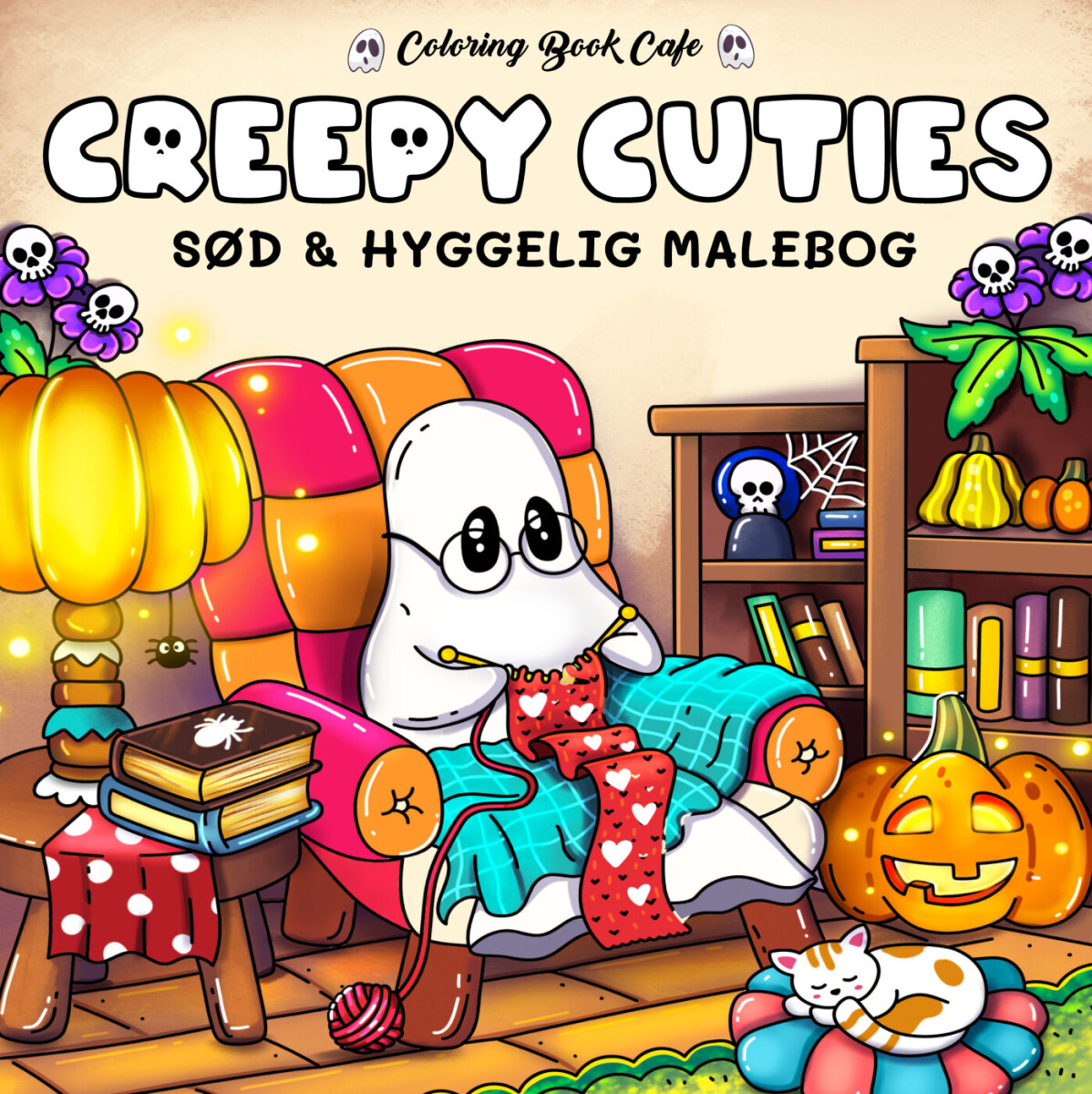 Køb Malebog: Creepy Cuties - Cozy Coloring af Coloring Book Cafe ...