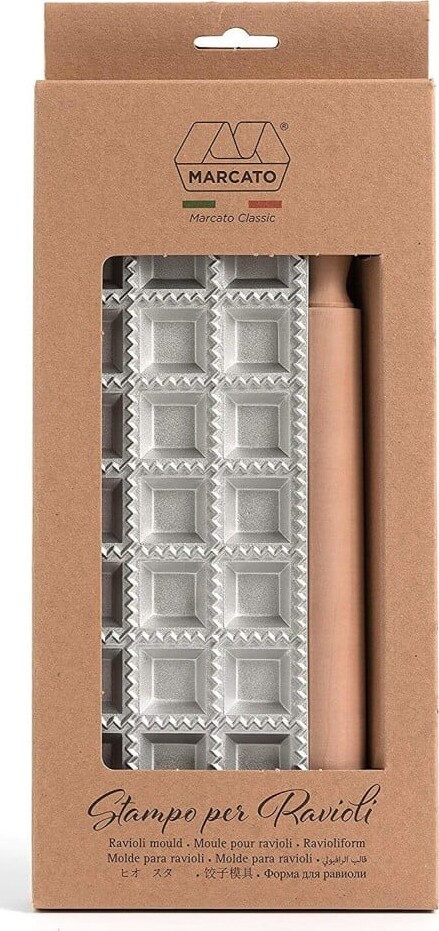 Marcato - Raviolo Form - Firkantet 24 Stk 3,5 X 3,5 Cm | Se tilbud og ...