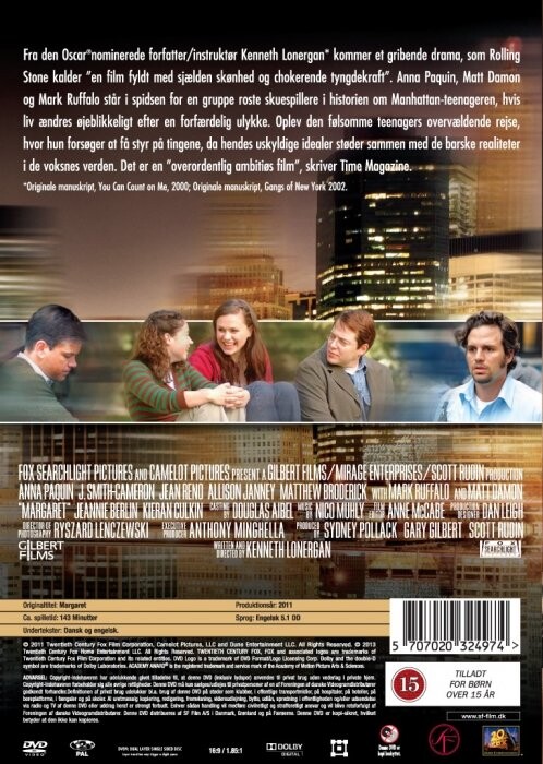 Margaret DVD Film → Køb billigt her - Gucca.dk