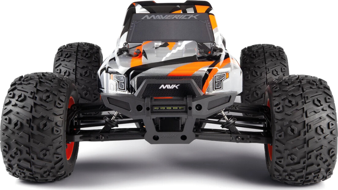 Maverick - Rc Quantum 2 Fjernstyret Monster Truck - 1:10 - Orange - Mv150401 | Se tilbud og køb ...