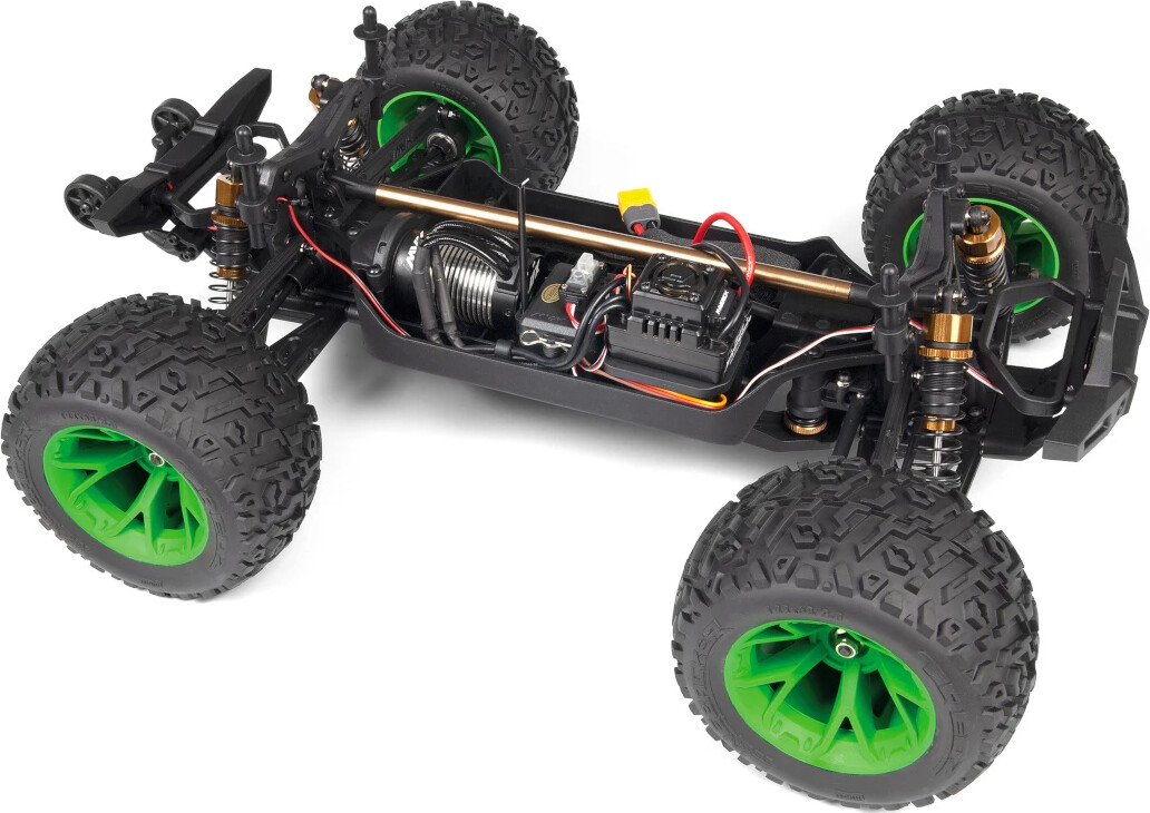Maverick - Rc Quantum 2 Flux Fjernstyret Monster Truck - 1:10 - Grøn ...