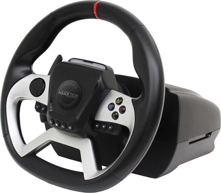 Køb Maxx Tech Pro Ff Racing Wheel Kit - Wheel, 3-pedal Set & Shifter - Ps4/pc/ Xbox - Gucca.dk