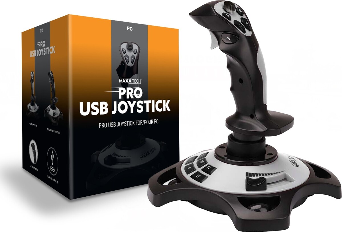 Maxx Tech Pro Usb Joystick For Pc | Se tilbud og køb på Gucca.dk
