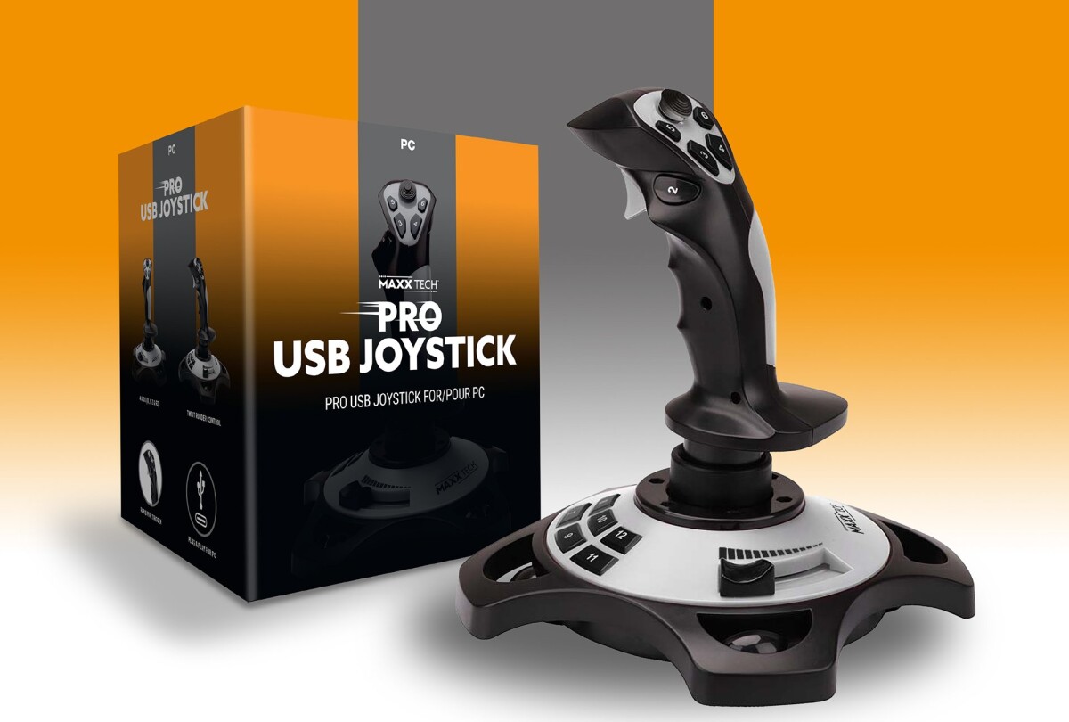 Maxx Tech Pro Usb Joystick For Pc | Se tilbud og køb på Gucca.dk