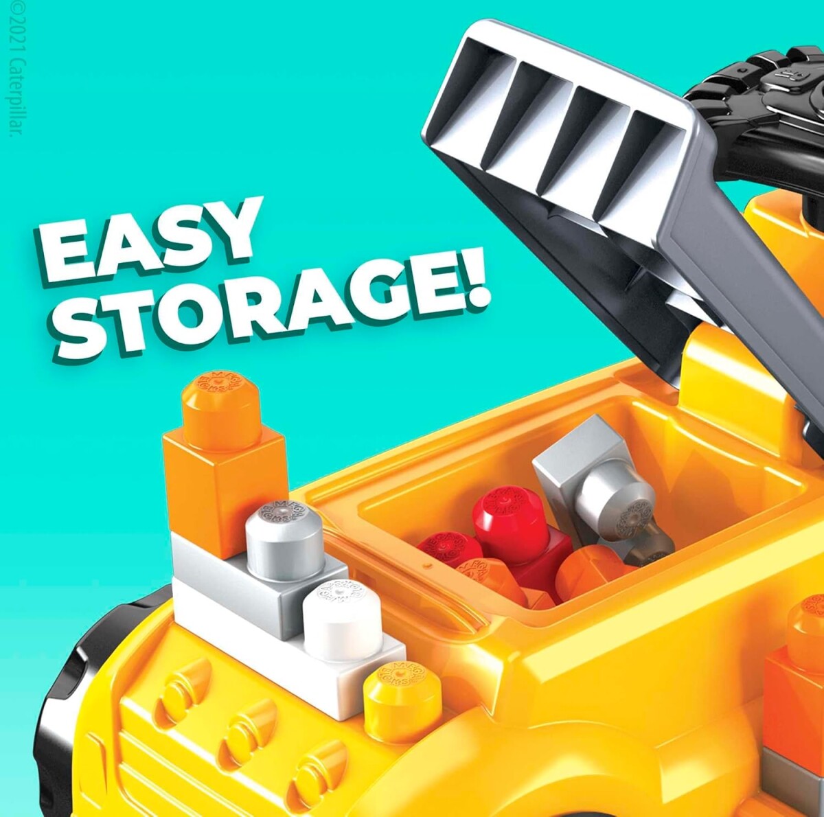 Køb Mega Bloks - Cat Build N Play - Gåbil Med Byggeklodser fra Mattel - Gucca.dk