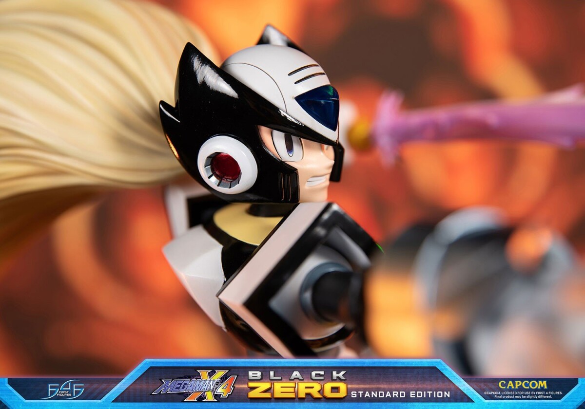 Mega Man X - Black Zero - Resin Statue | Se tilbud og køb på Gucca.dk