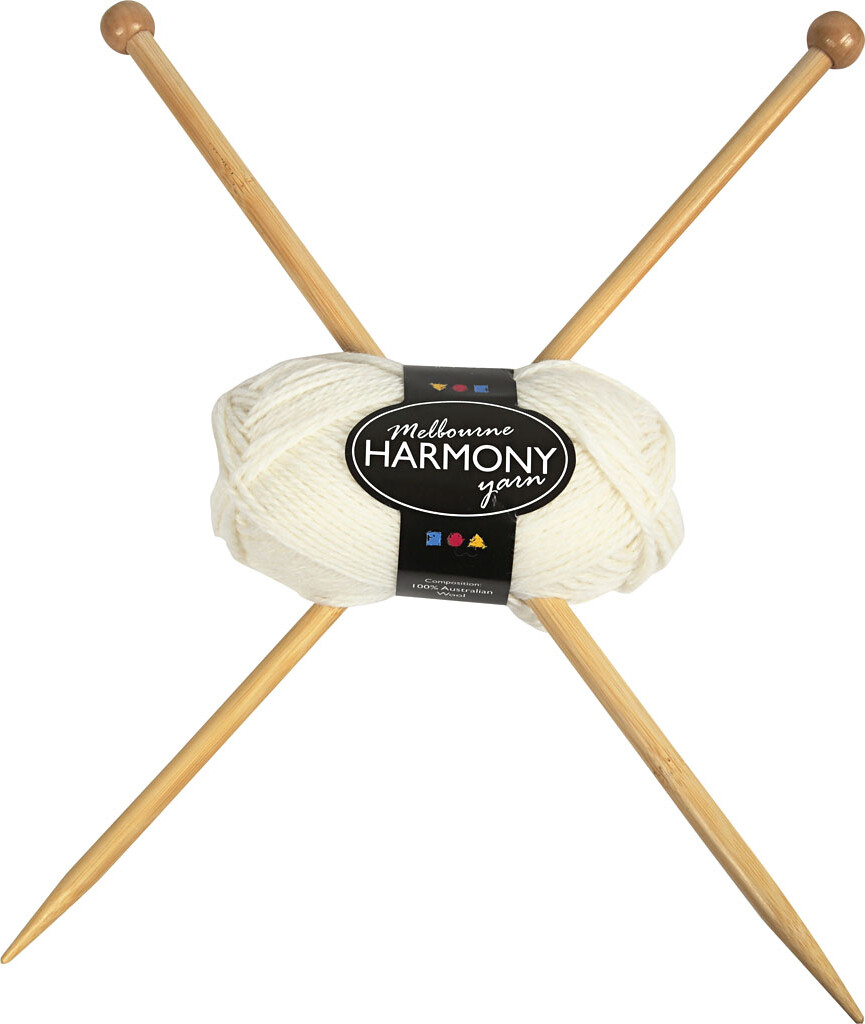 Køb Uldgarn - Melbourne Wool - L 92 M - Råhvid - 50 G fra Creativ ...