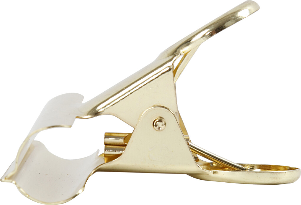 Metalklemme - B 7,5 Cm - Messing - 6 Stk | Se tilbud og køb på Gucca.dk