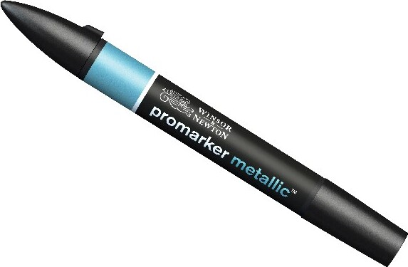 Køb Winsor & Newton - Promarker Metallic - Tusch - Blå - Gucca.dk