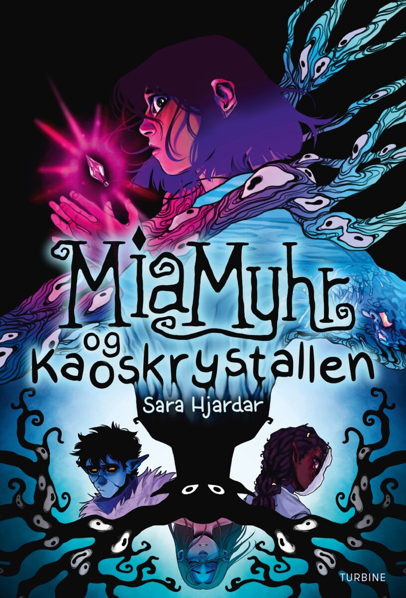 Mia Myhr Og Kaoskrystallen af Sara Hjardar - Hardback Bog - Gucca.dk