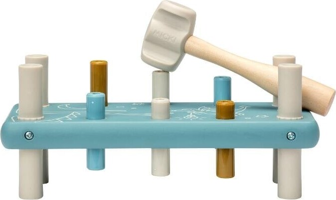 Micki - Hammerbræt I Træ - Blå | Se tilbud og køb på Gucca.dk