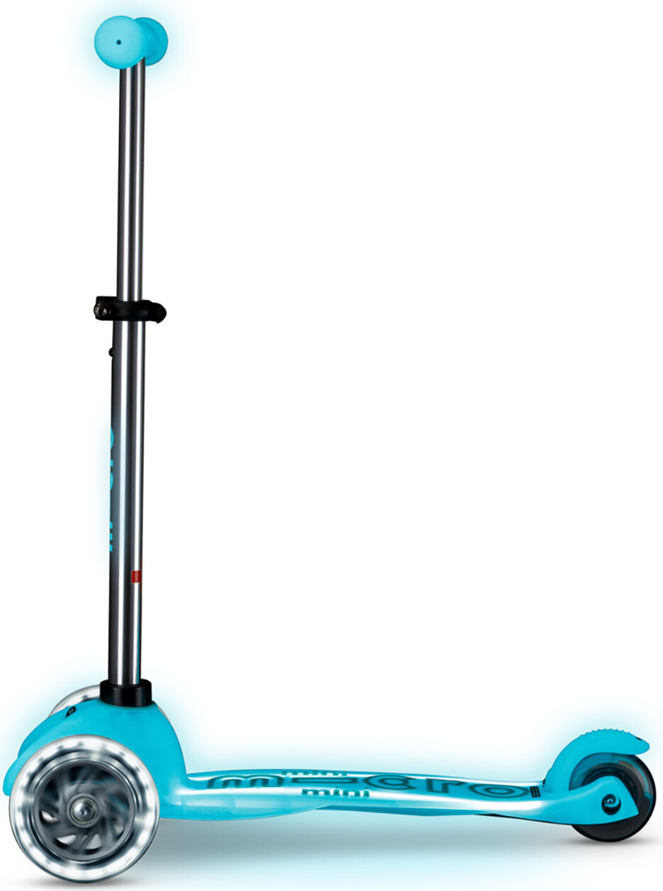 Køb Micro - Mini Deluxe Glow Led Plus - Glacier Aqua - Løbehjul - Gucca.dk