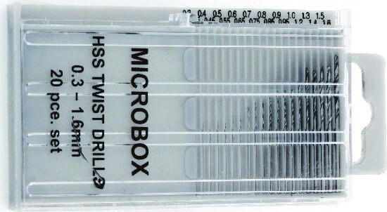 Køb Microbox - Borsæt - 0,3-1,6 Mm - 20 Stk fra Vallejo - Gucca.dk