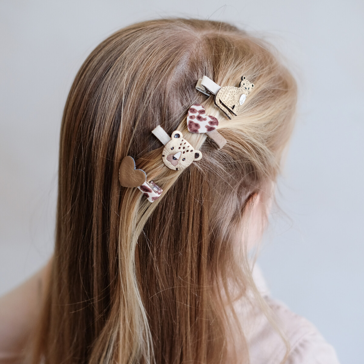 Hårclips Til Børn - Mini Larry Leopard - 8 Stk | Se tilbud og køb på ...