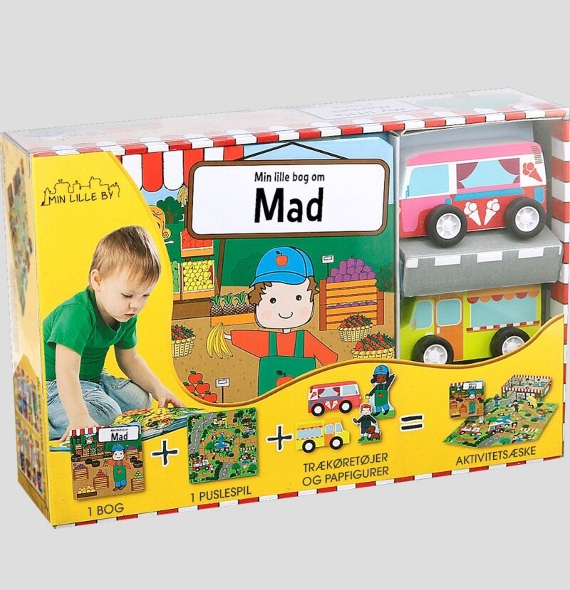 Køb Min Lille Markedsplads - Aktivitetsæske - bog indbundet - Gucca.dk