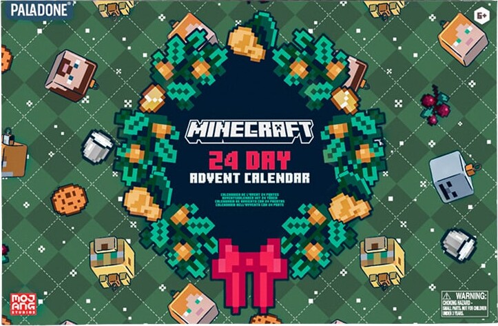 Minecraft 24 Boxes Advent Calendar | Se tilbud og køb på Gucca.dk