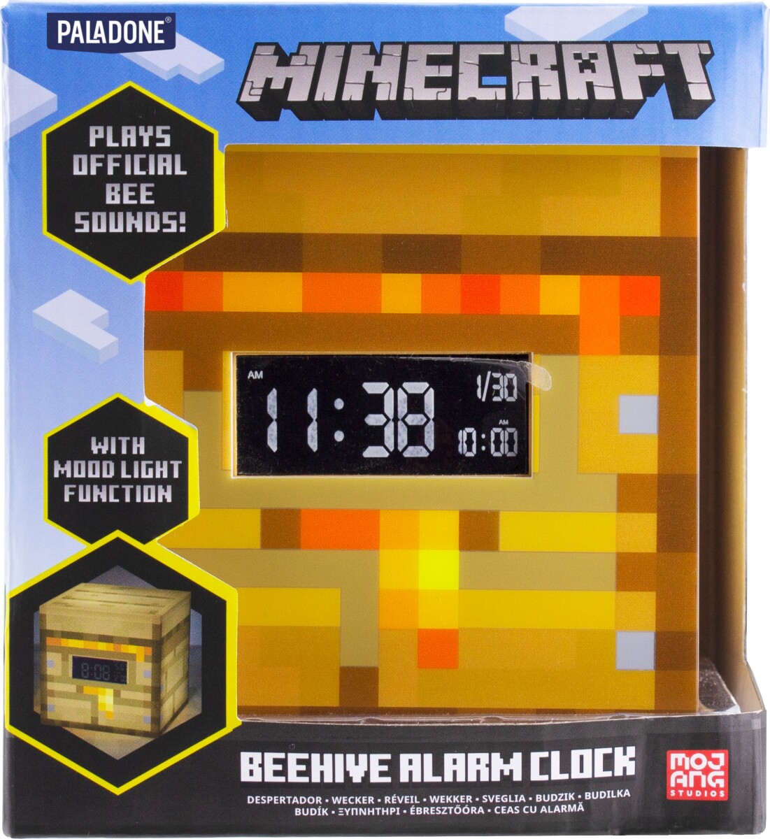 Minecraft Vækkeur - Bee Hive Alarm Clock | Se tilbud og køb på Gucca.dk