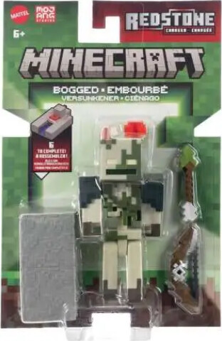 Køb Minecraft - Redstone Charged Bogged - Biome Builds Figur - 8 Cm fra ...