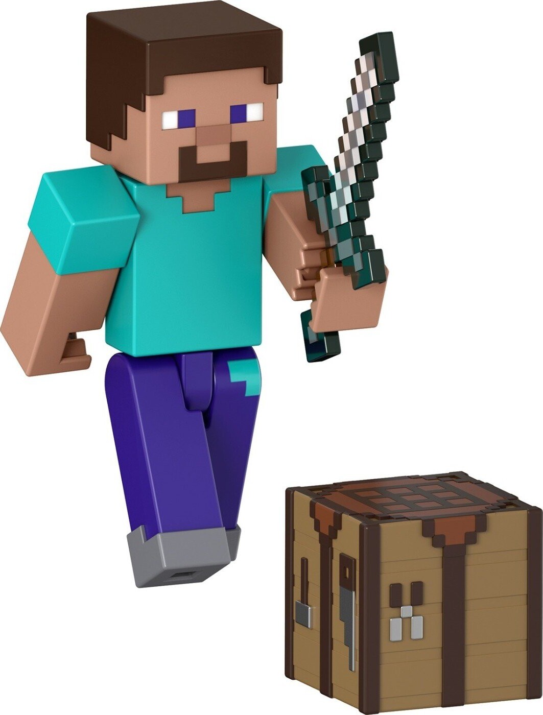 Køb Minecraft - Figur - Biome Builds - 8 Cm - Steve fra Mattel - Gucca.dk