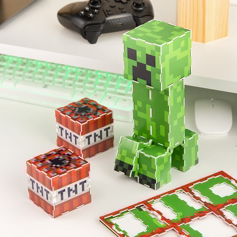 Minecraft - Creeper Og Tnt Byggesæt | Se tilbud og køb på Gucca.dk