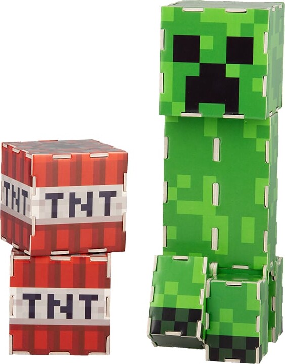 Køb Minecraft - Creeper Og Tnt Byggesæt fra Paladone - Gucca.dk